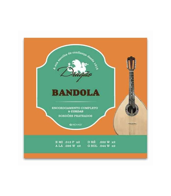 Dragão 018 for Bandola 8 Strings | String set | Salão Musical - Musical ...